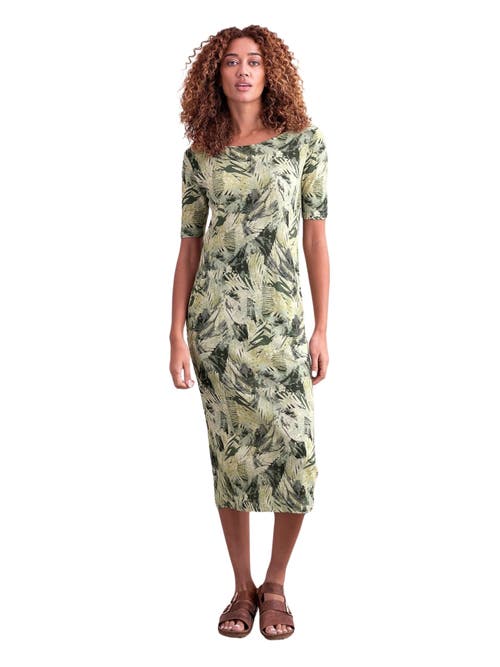 CELTIC & CO. Celtic & Co. Linen Cotton Blend Button Back Dress